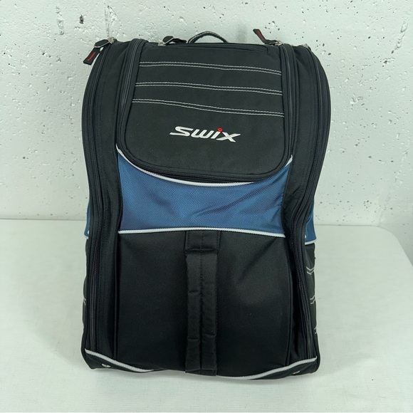 Swix | Bags | Swix Black And Navy Blue Ski Boot And Helmet Backpack Bag | Poshmark